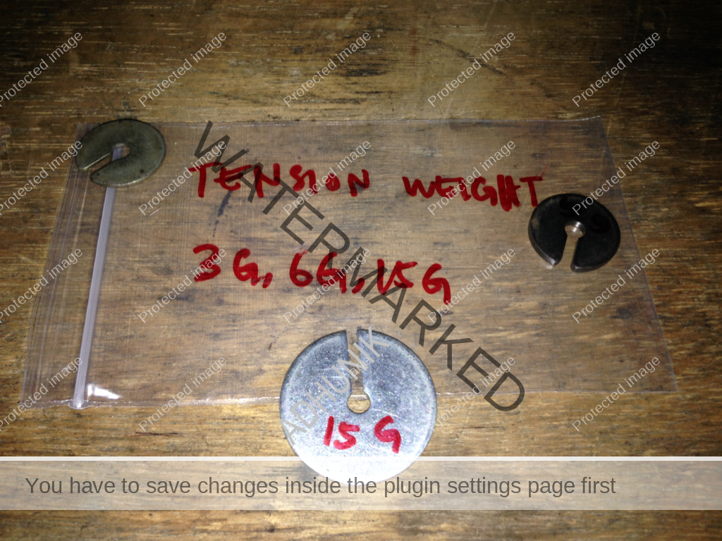 Tension Weight 15 Gram | TFO Parts